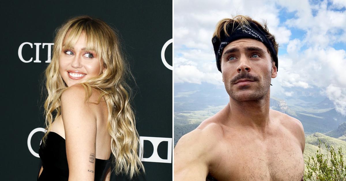Miley Cyrus Sets Her Sights On Hot And Gorgeous Zac Efron 8974