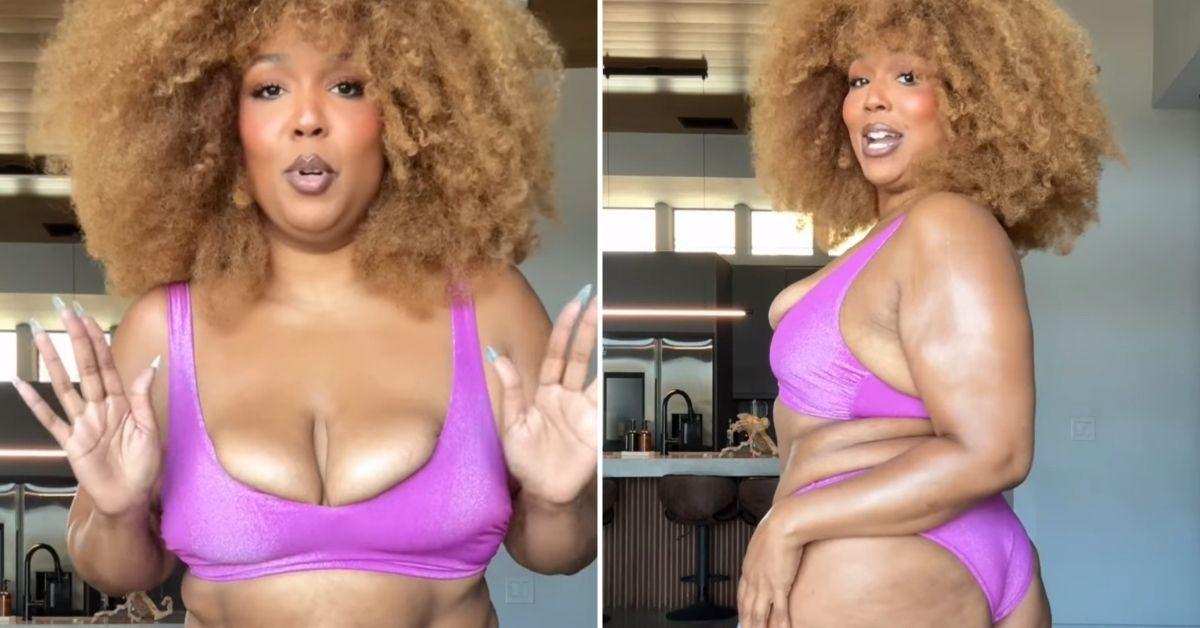 Lizzo Flaunts Dramatic Weight Loss In Tiny Purple Bikini: Hot Photos