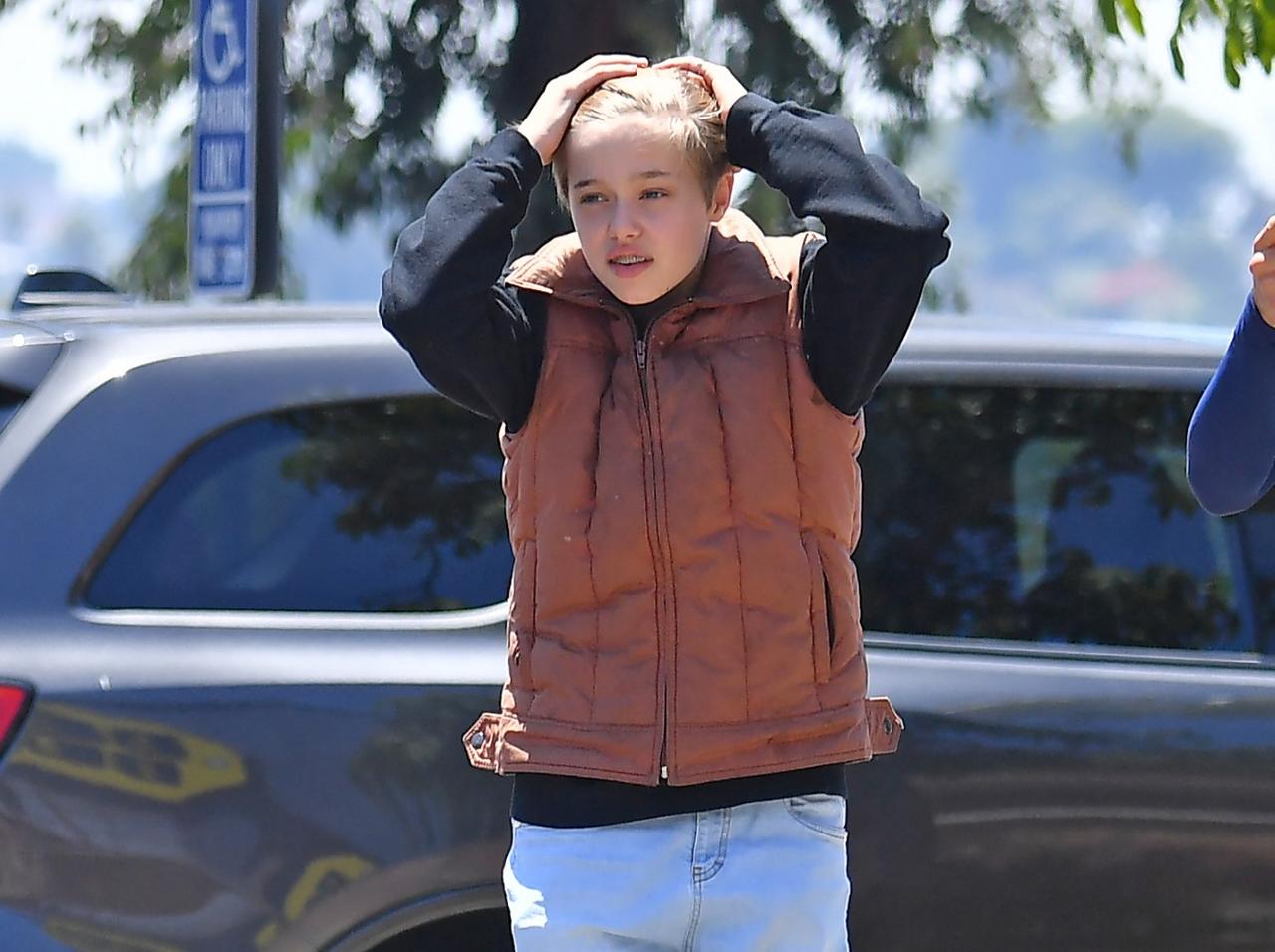 Shiloh Jolie-Pitt, 17, Debuts Pink Buzzcut Hairstyle