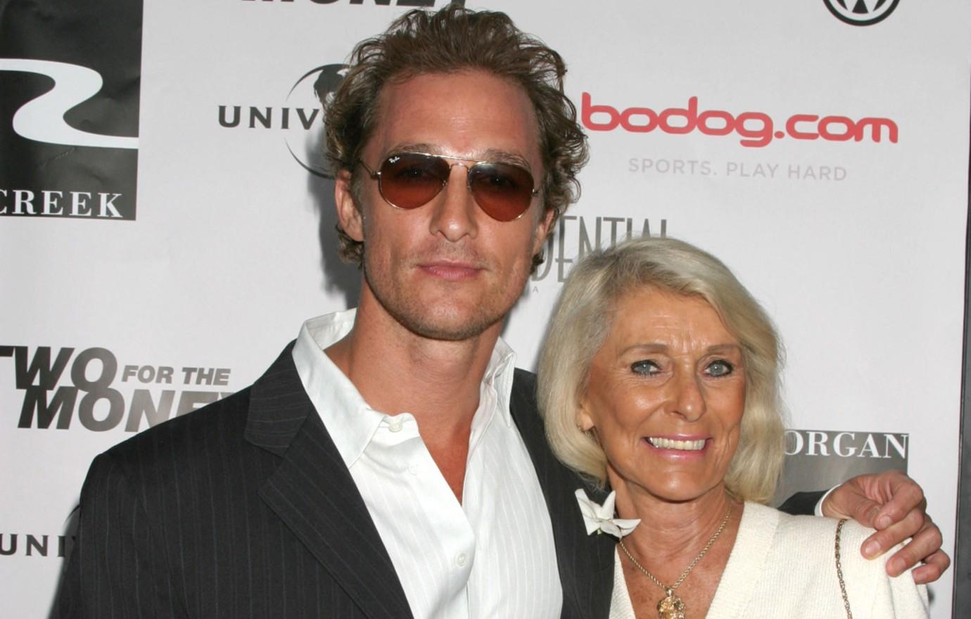 Matthew McConaughey Estranged From Mom For 8 Years, Acted Like A 'Fan'