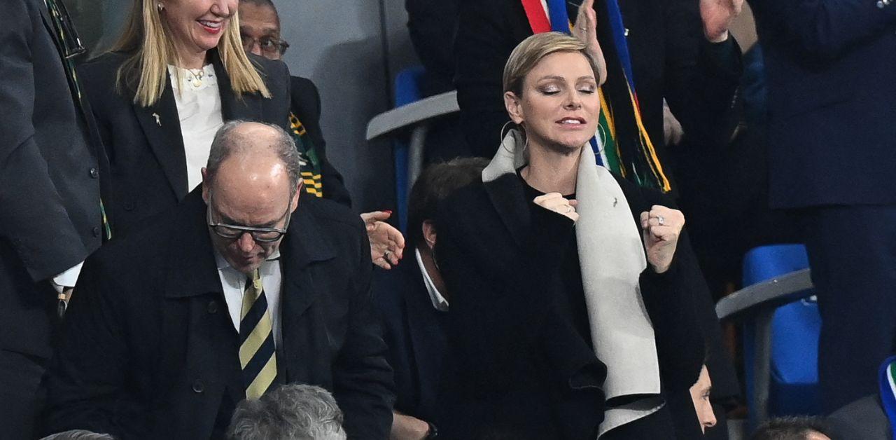 Prince Albert & Princess Charlene Share 'Awkward' PDA Moment