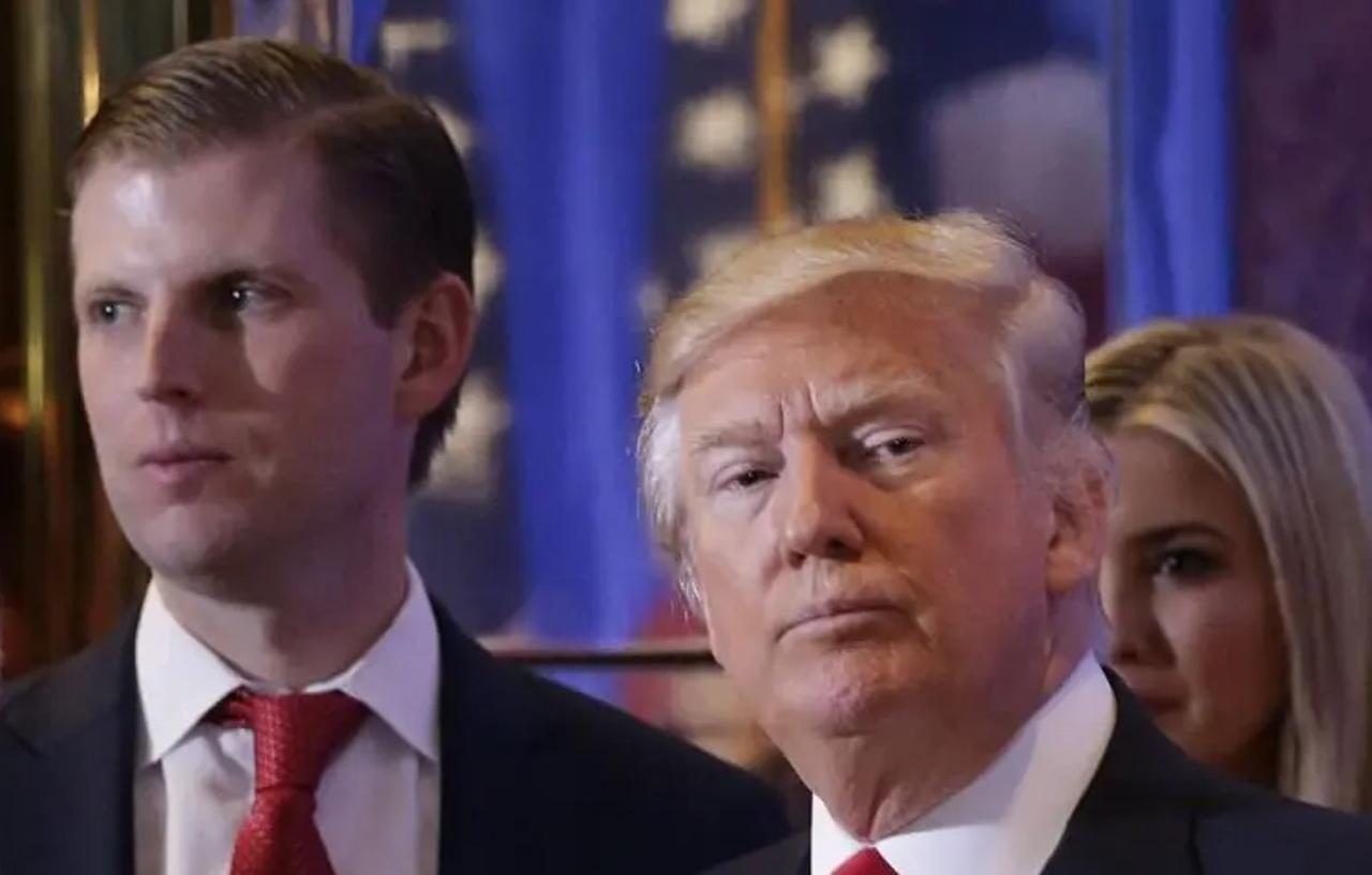 Eric Trump & Wife Enjoyed Dinner With Pals Before Donald's Arrest