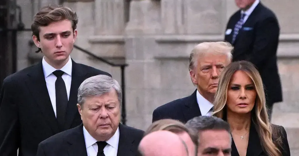 Barron Trump Meets NYU Professor Who Called Dad Donald Trump A 'Threat'