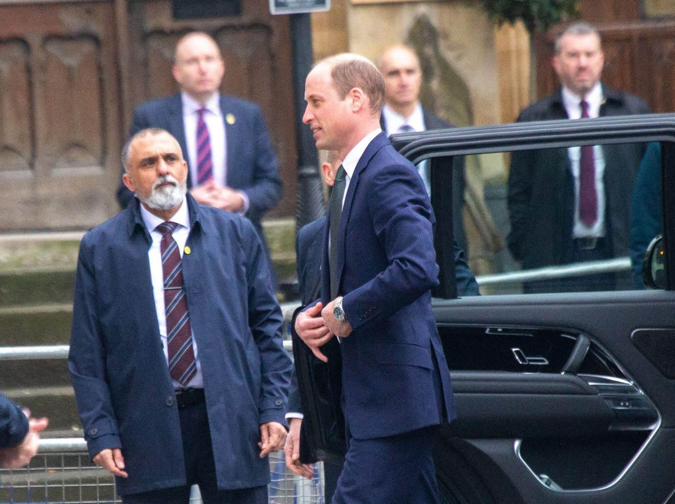 Prince William Attends Thomas Kingston Funeral Without Kate Middleton