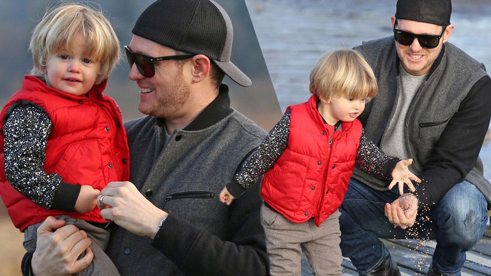 Michael Buble Is A Doting Dad During Father-Son Day At The Park – See ...