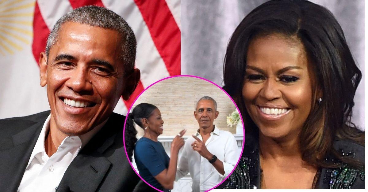 Michelle & Barack Obama Poke Fun At Each Other Playing Couples Challenge