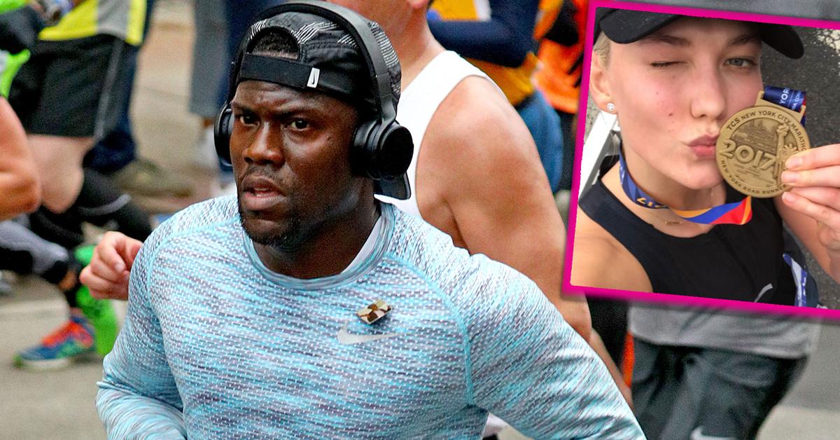 All The Celebs Who Ran The Nyc Marathon Kevin Hart Karlie Kloss More