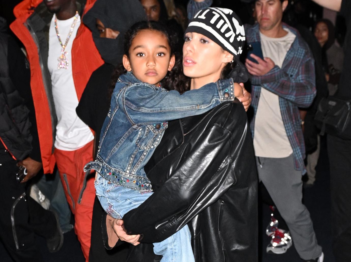 Kanye West's Wife Bianca Censori Holds Stepdaughter Chicago: Photos