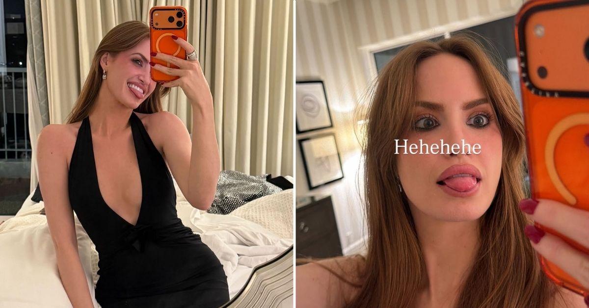 Haley Baylee Wears Plunging Dress After Ex Matt Kalil Sues Her: Photo