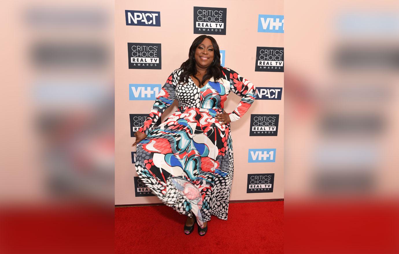 Loni Love Sparkles In Sexy Mini Dress On 'The Real' Set