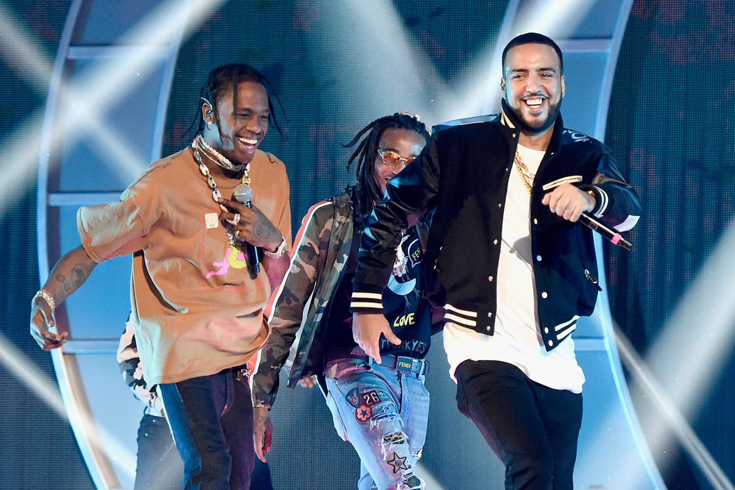 Travis Scott Parties It Up As Kylie Jenner Makes First Appearance Since ...