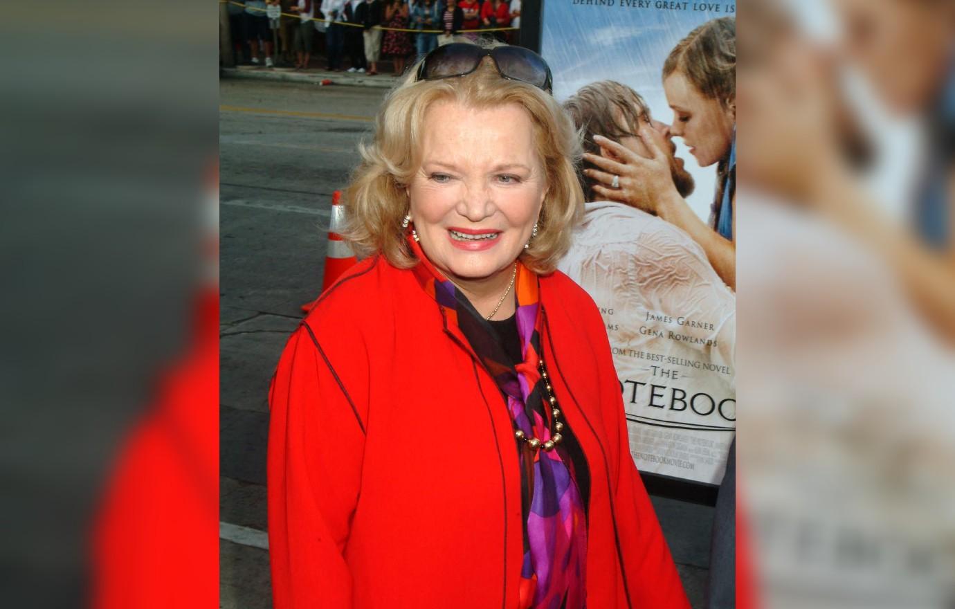 The Notebook's Gena Rowlands Has Dementia, Son Confirms