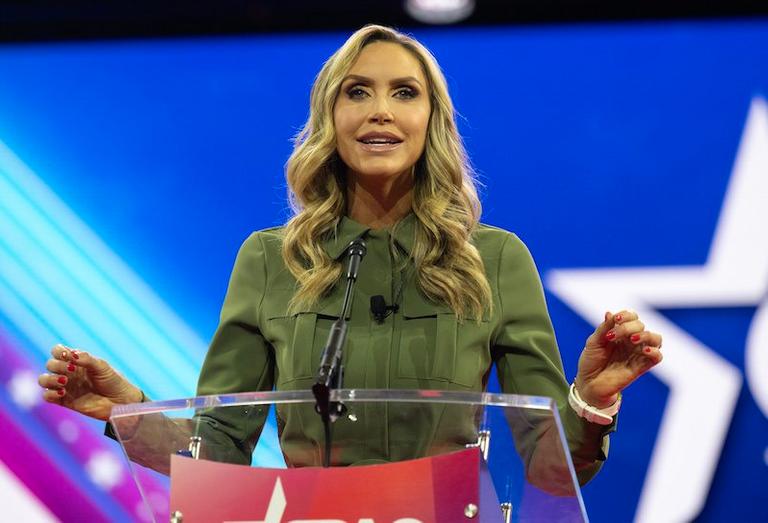Lara Trump Slammed For Drinking Wine In Front Of Crying Kid: Watch
