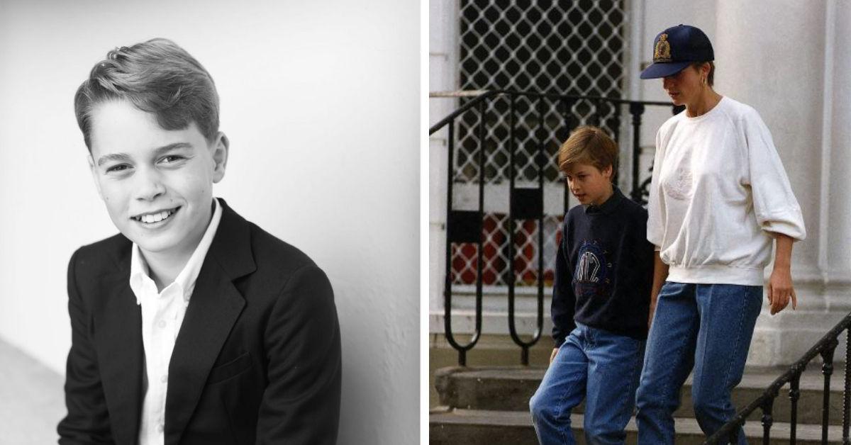 Prince George Looks Dad Prince William In New Birthday Photo