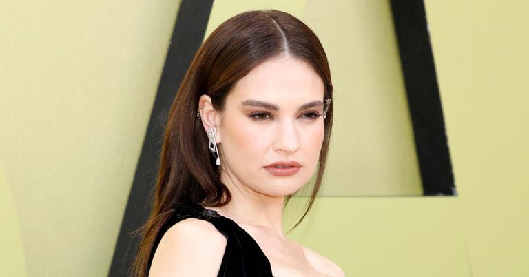 Lily James Puts Bikini Body On Display During Boat Day: Photo
