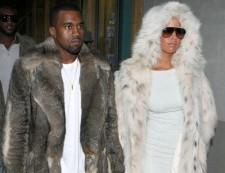 Kanye West & Amber Rose Look Fierce in Fur