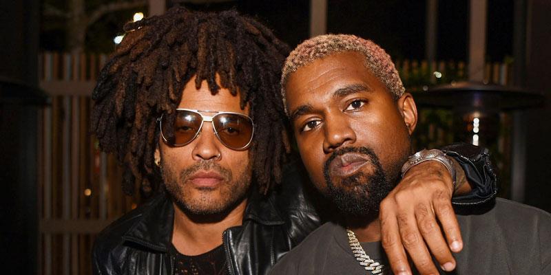 Kanye West & Lenny Kravitz Party At Swan Miami During Art Basel