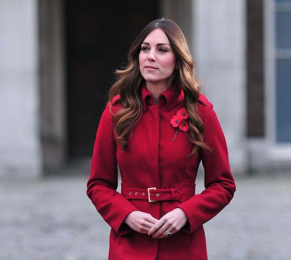 Kate Middleton Is Ravishing in Red on London Poppy Day