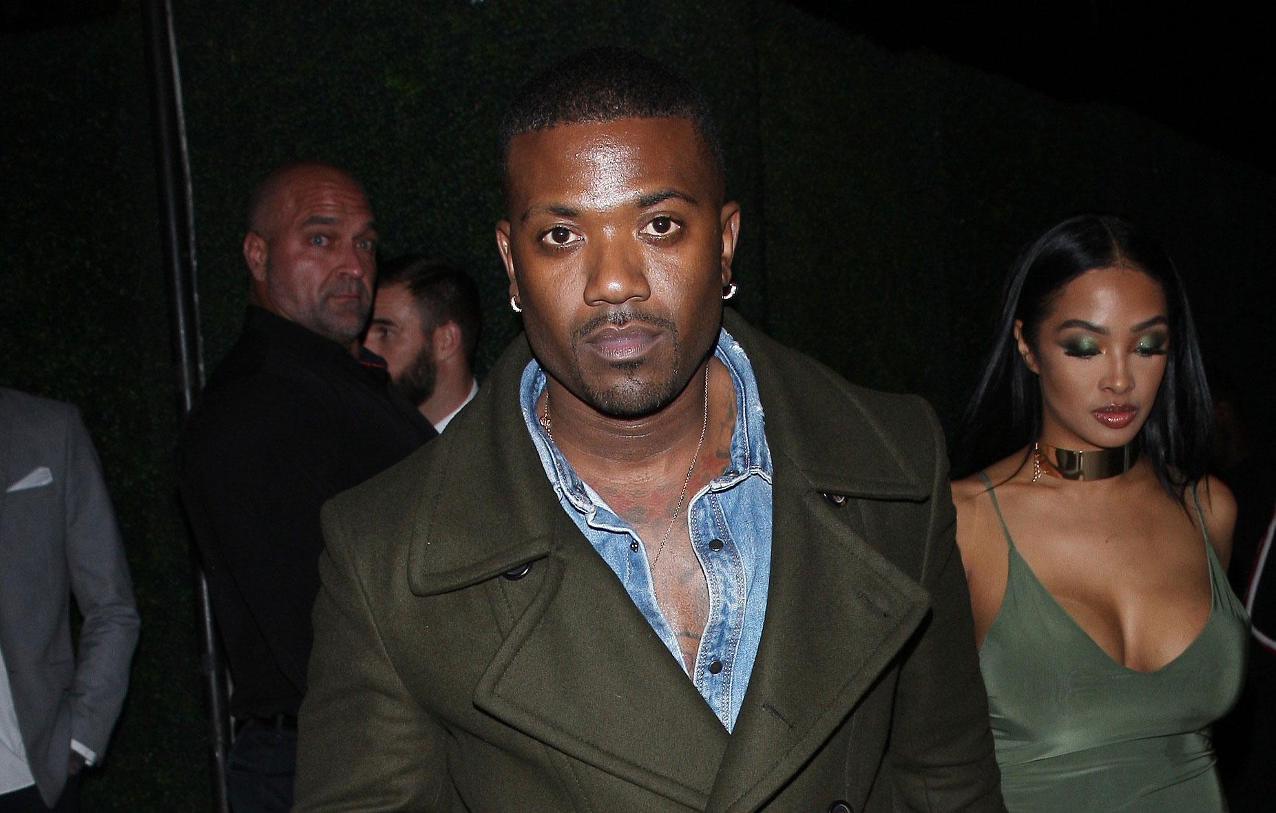Kanye West & Ray J Both Step Out At Candace Owens' Premiere
