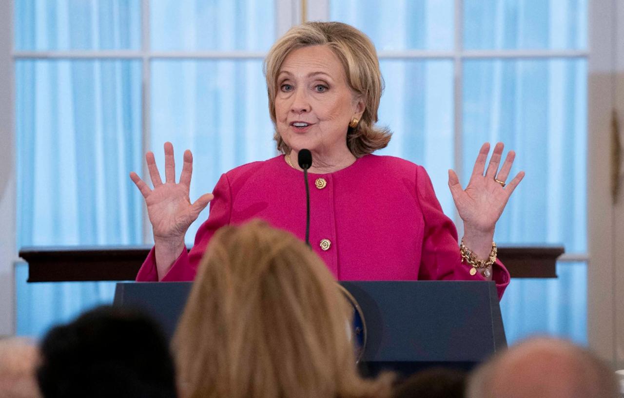 Hillary Clinton Shuts Heckler Down At Speaking Engagement