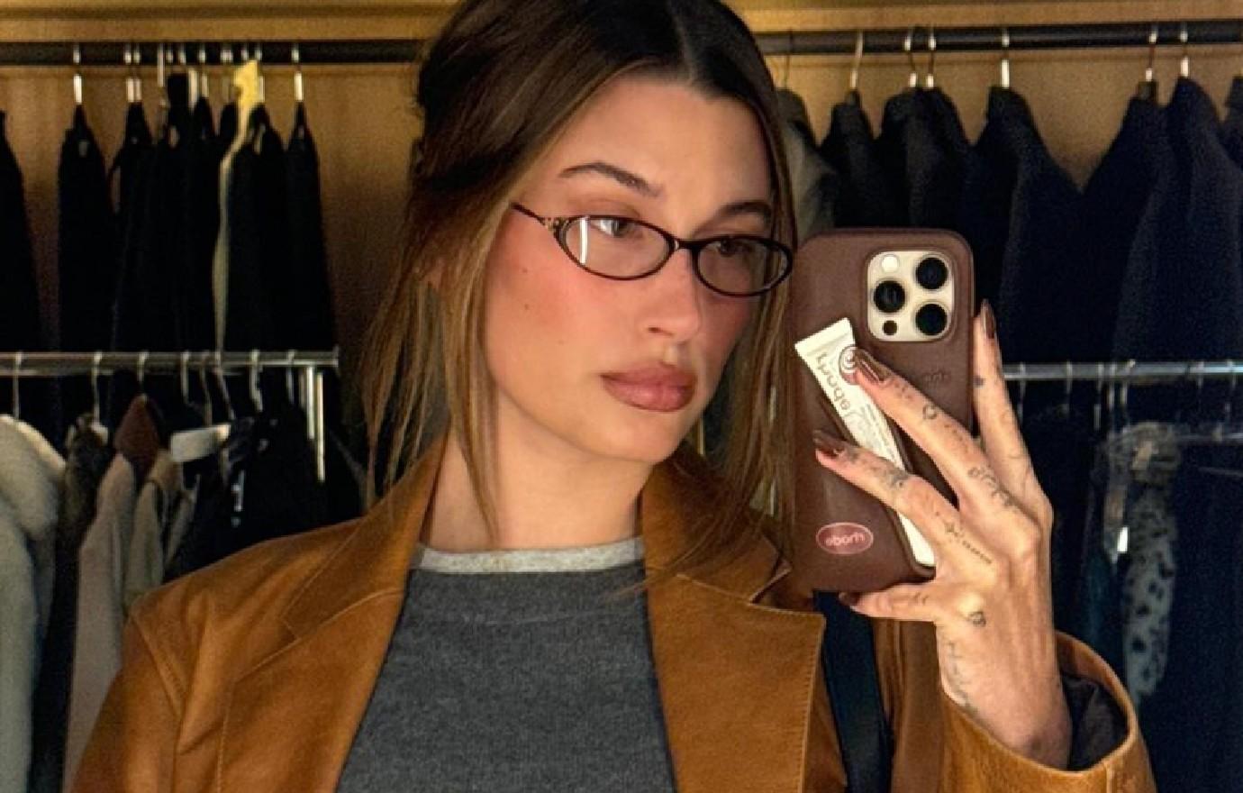 Hailey Bieber Shares Rare Glimpse Of Baby Jack On Fall Stroll: Photo