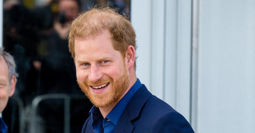 Prince Harry Smiles After 'The Late Show With Stephen Colbert'