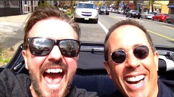 Tweet Repeat: Ricky Gervais and Jerry Seinfeld Take A Selfie, CeeLo ...