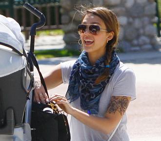 Check Out Jessica Alba's New Arm Tattoo! Is It Real?