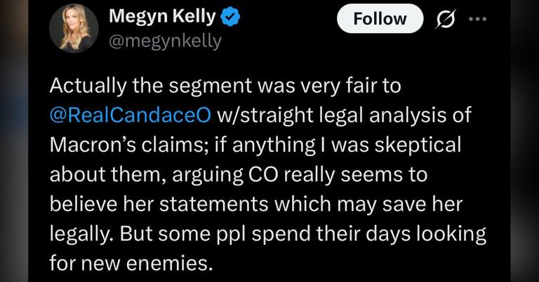 Candace Owens And Megyn Kelly Argue Over Brigitte Macron's Lawsuit