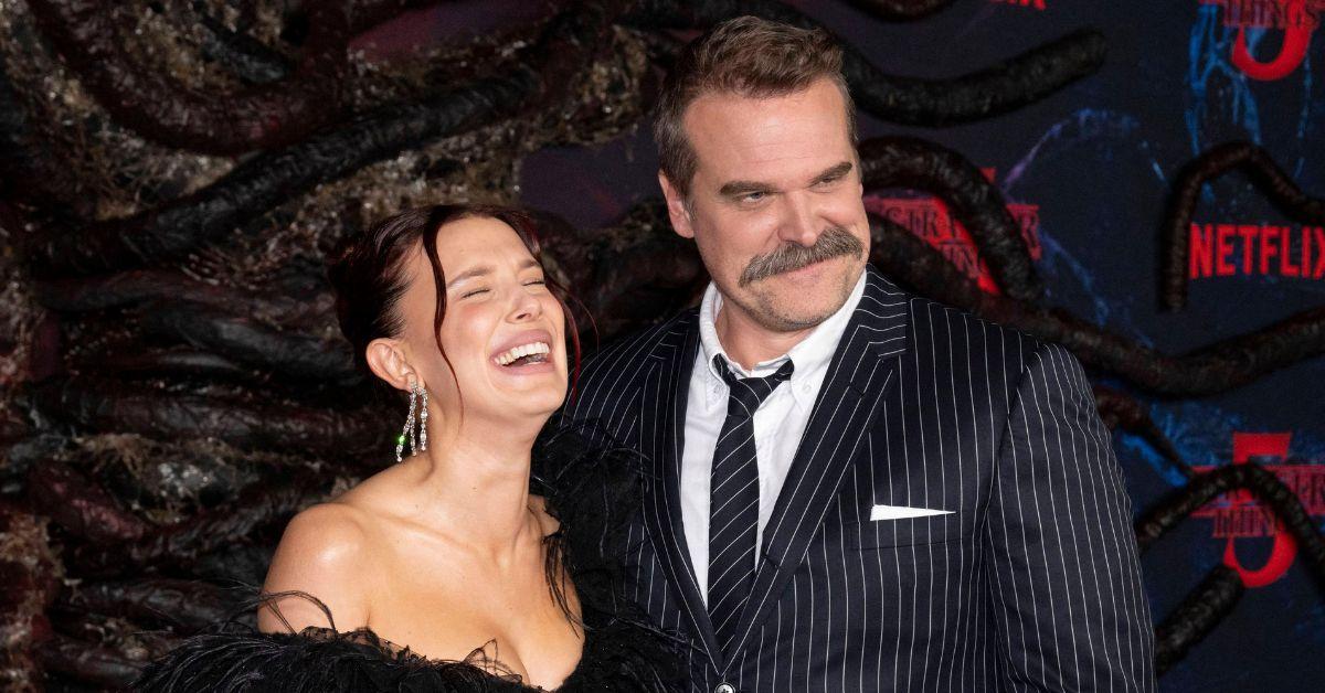 David Harbour's Appears Unrecognizable In Fat Suit On 'Evil Genius' Set