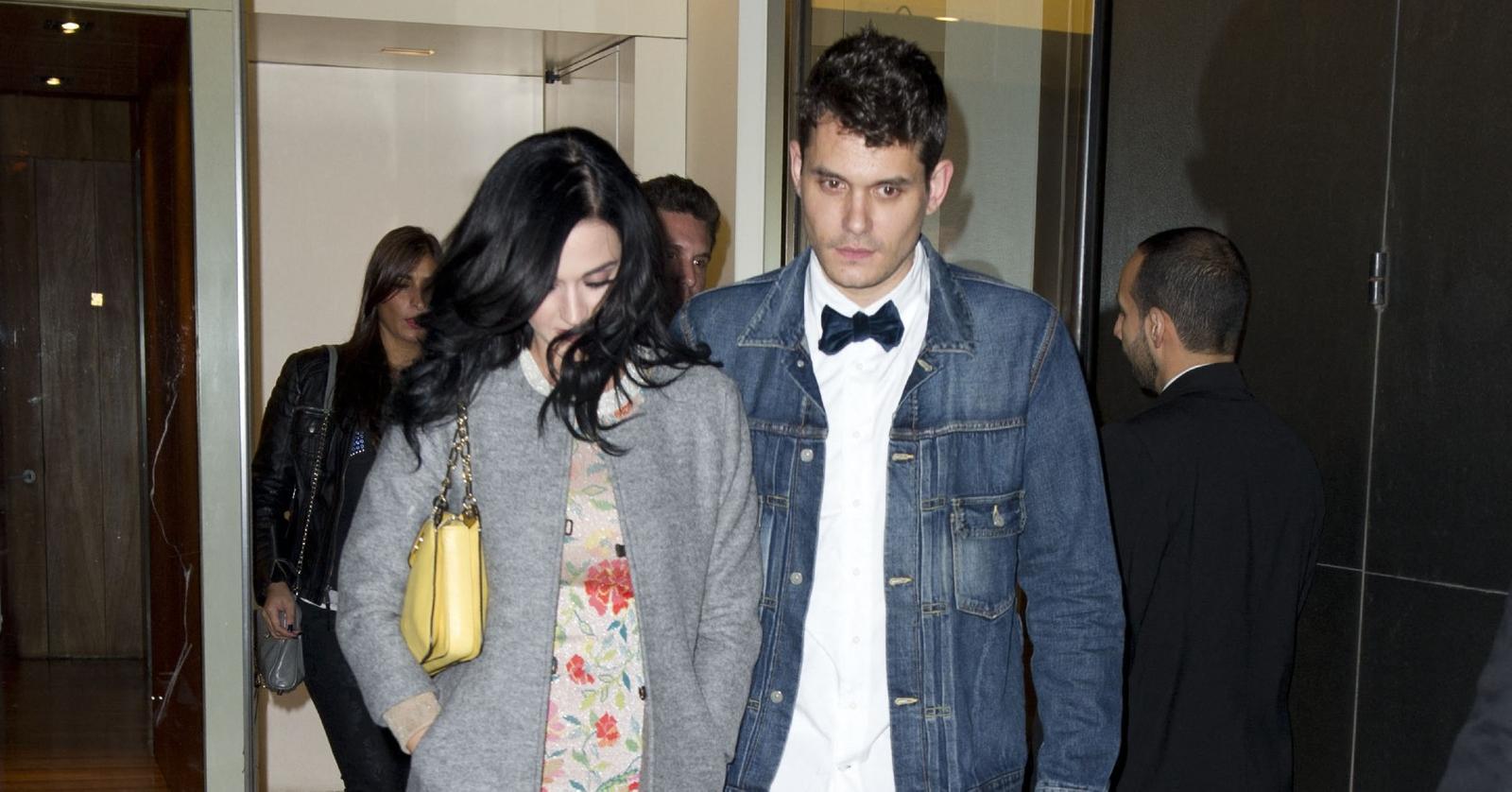 Exes John Mayer & Katy Perry Reunite At Sabrina Carpenter's Show: Watch