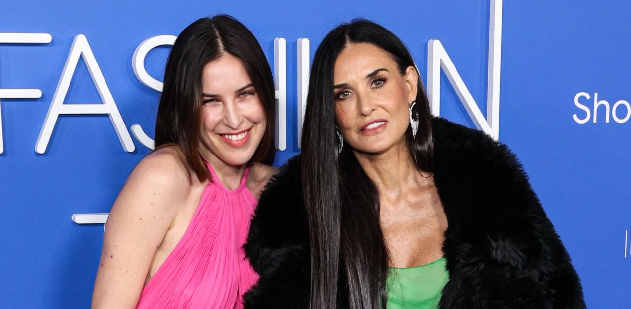 Demi Moore & Scout Willis Go Glam For Awards Show: Photos