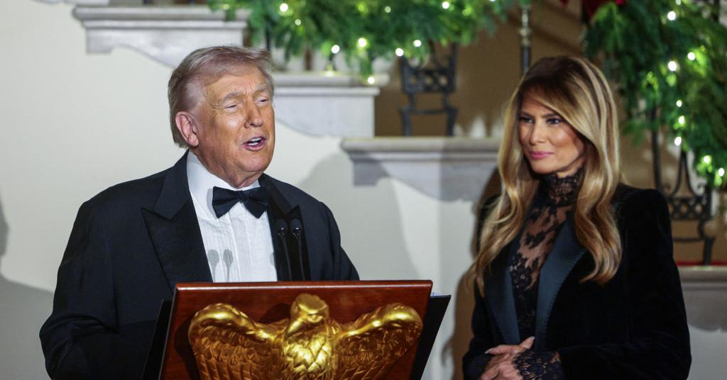 Donald Trump Has 'Hard Time Walking Down Stairs' In Slow-Motion Video