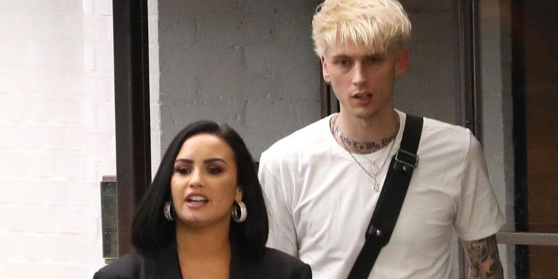 Demi Lovato & Machine Gun Kelly Spotted Leaving SoHo House Together