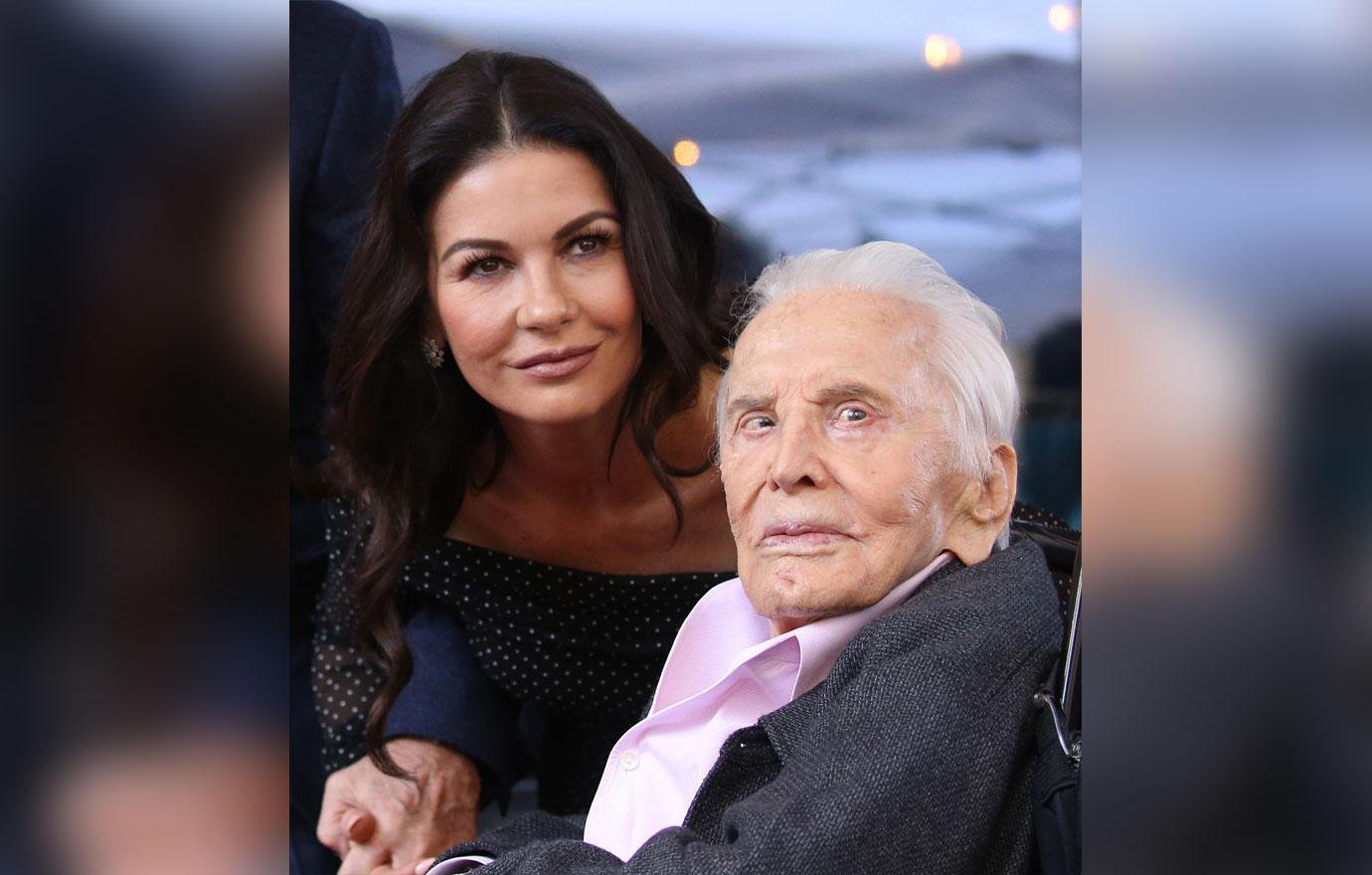 Catherine Zeta-Jones Shares Touching Tribute To Father-In-Law Kirk ...
