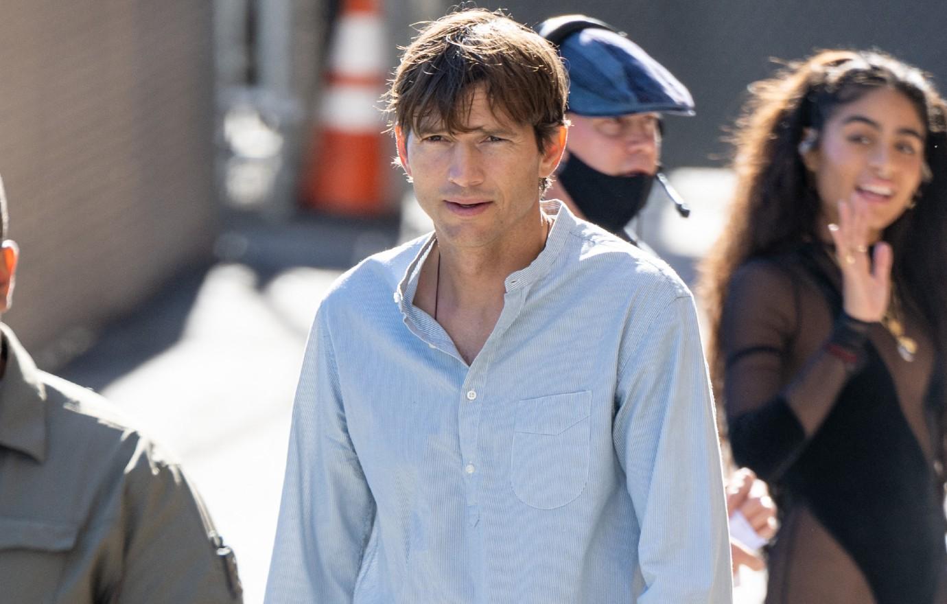 Ashton Kutcher Appears All Smiles During Outing After Health Woes