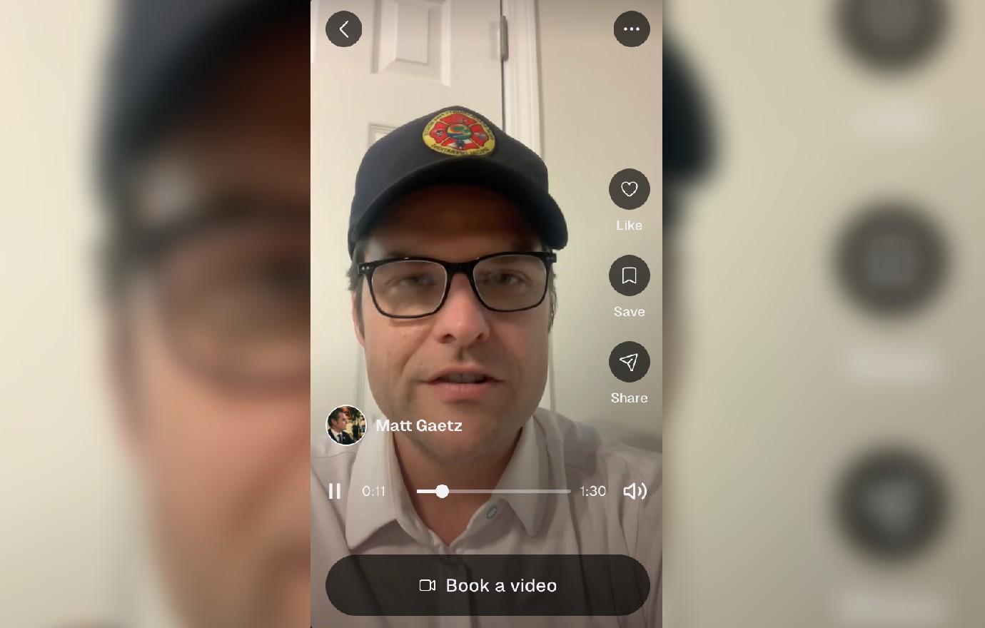 Matt Gaetz Bashed For Joining Cameo After Withdrawing From AG Position