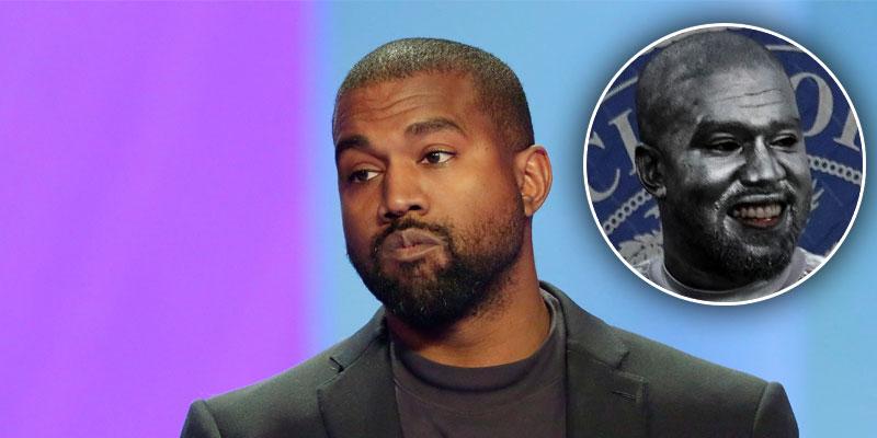 Kanye West Wears Silver Body Paint During Opera ‘Mary’ In Miami