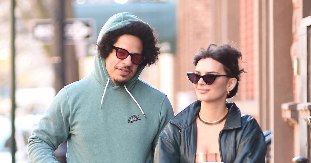 Emily Ratajkowski & Eric André Enjoy Valentine's Dinner Date