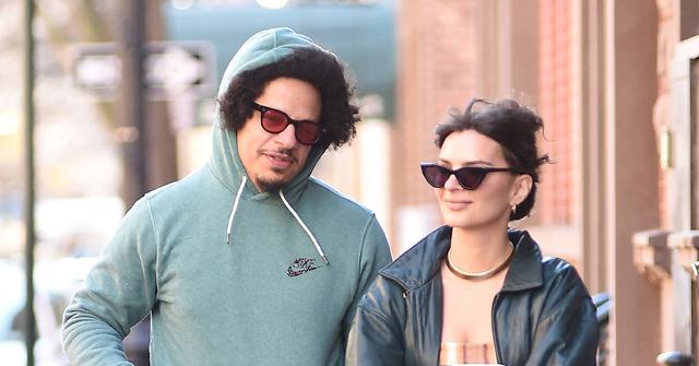 Emily Ratajkowski & Eric André Enjoy Valentine's Dinner Date