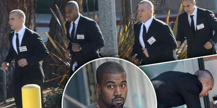 Kanye West’s Security Team Floods Hospital Where The Rapper Is Being Held