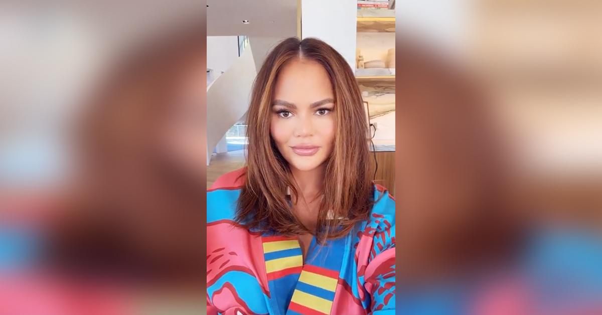 Chrissy Teigen Debuts New Hair Color After Months On Mom Duty: Watch