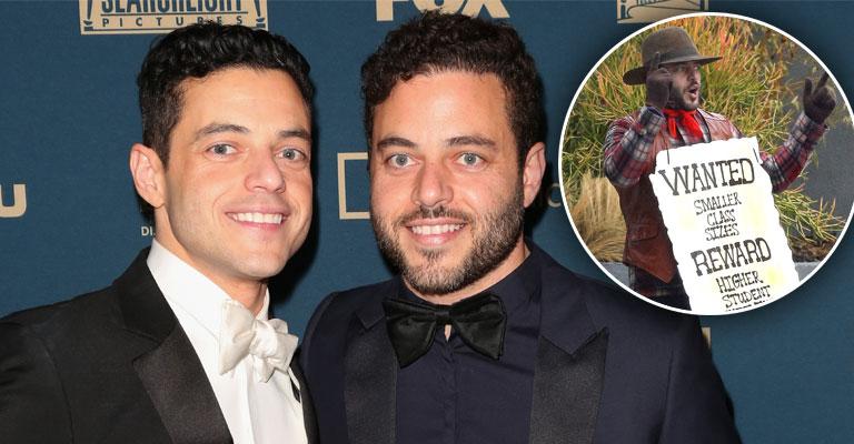 Rami Malek’s Twin Brother Sami Joins Teacher Strike In Los Angeles