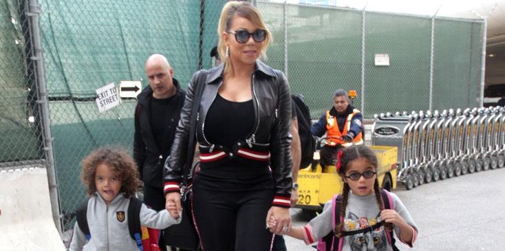 Mariah Carey & Bryan Tanaka Spend Time With Her Kids