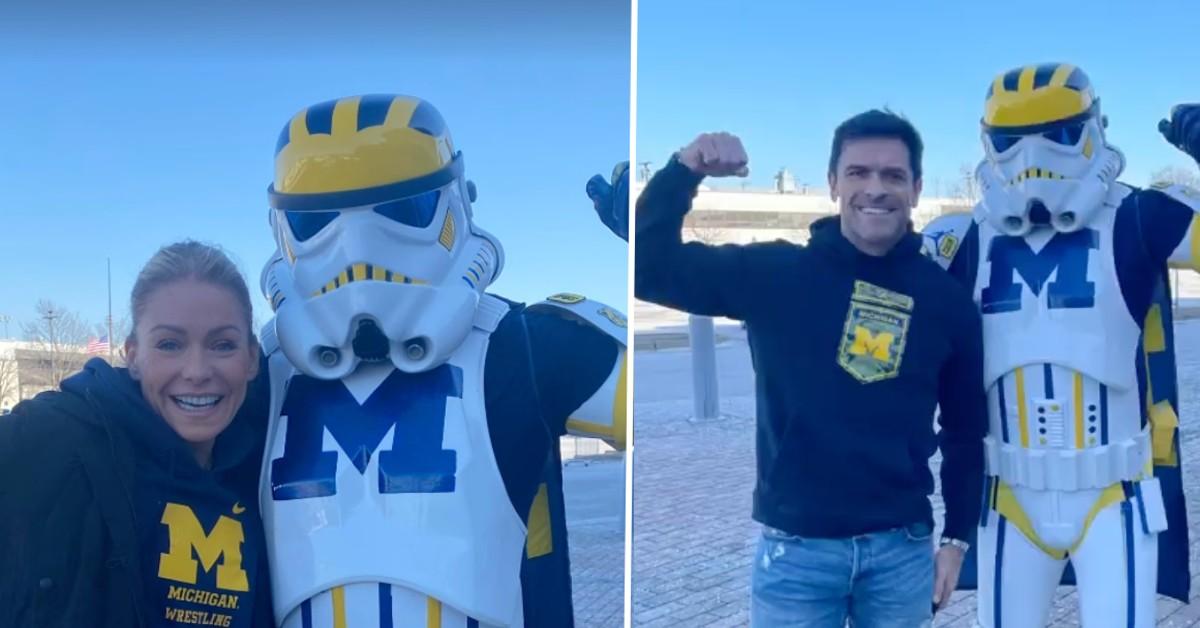 Kelly Ripa & Mark Consuelos Visit Son Joaquin At College