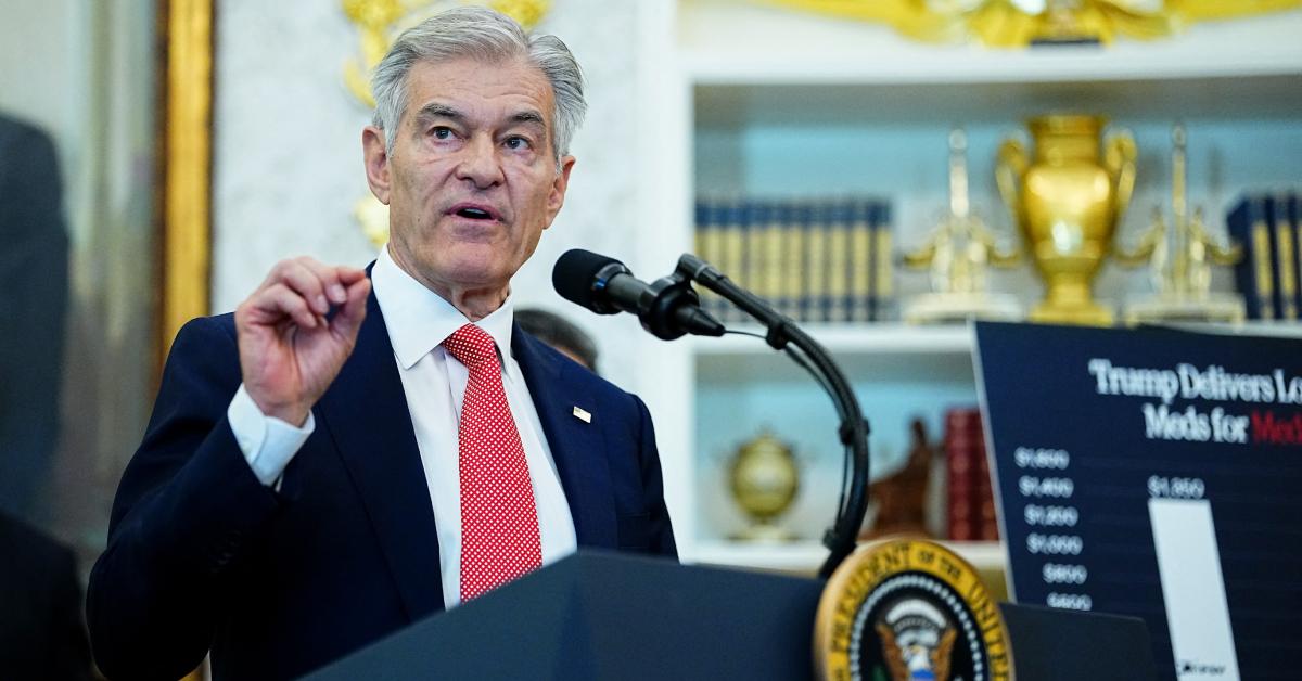 Donald Trump Stands As Man Faints Oval Office During Press Conference