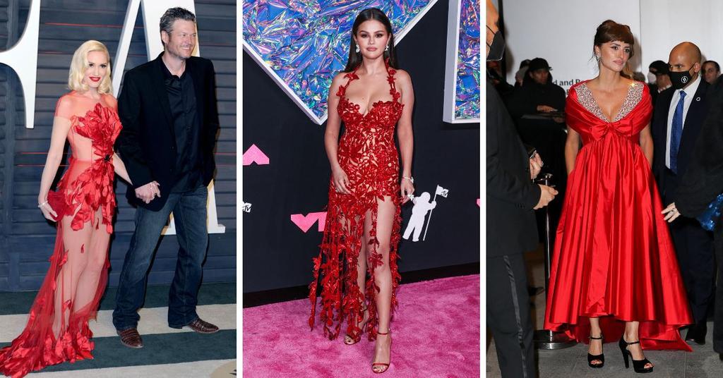 Celebrities Who Wore Red Dresses: Gwen Stefani, Selena Gomez & More