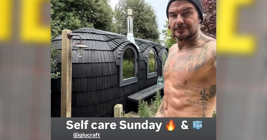 David Beckham Shows Off Chiseled Abs During 'Self-Care' Sunday: Photos