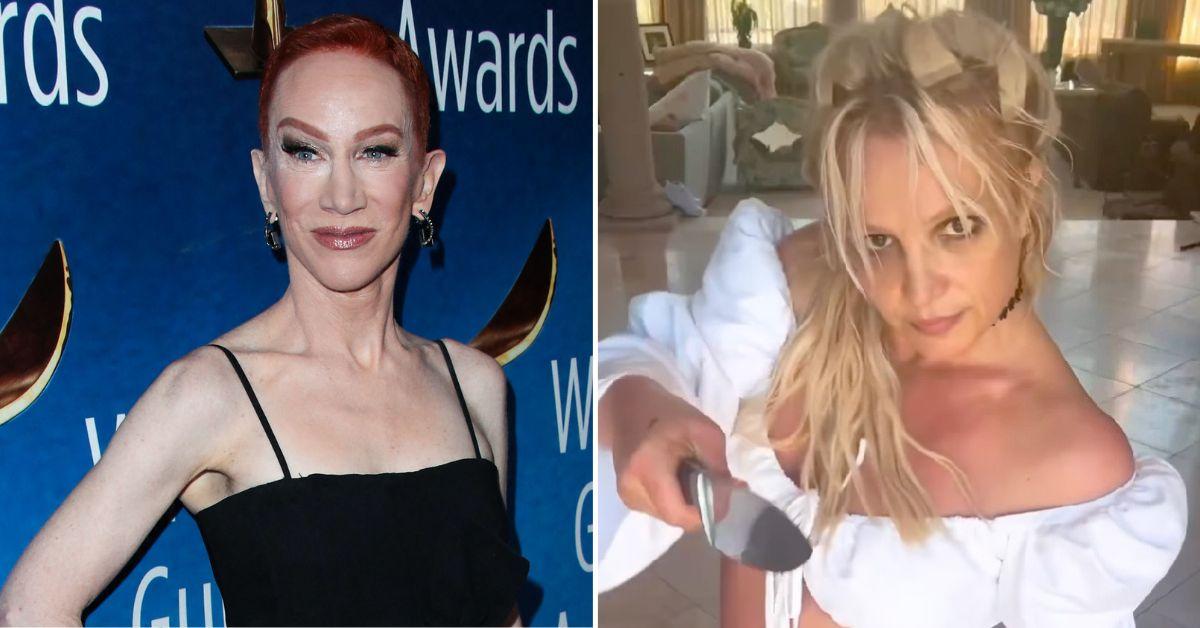 Kathy Griffin Says Britney Spears Is 'Too Free' After Her Knife Video
