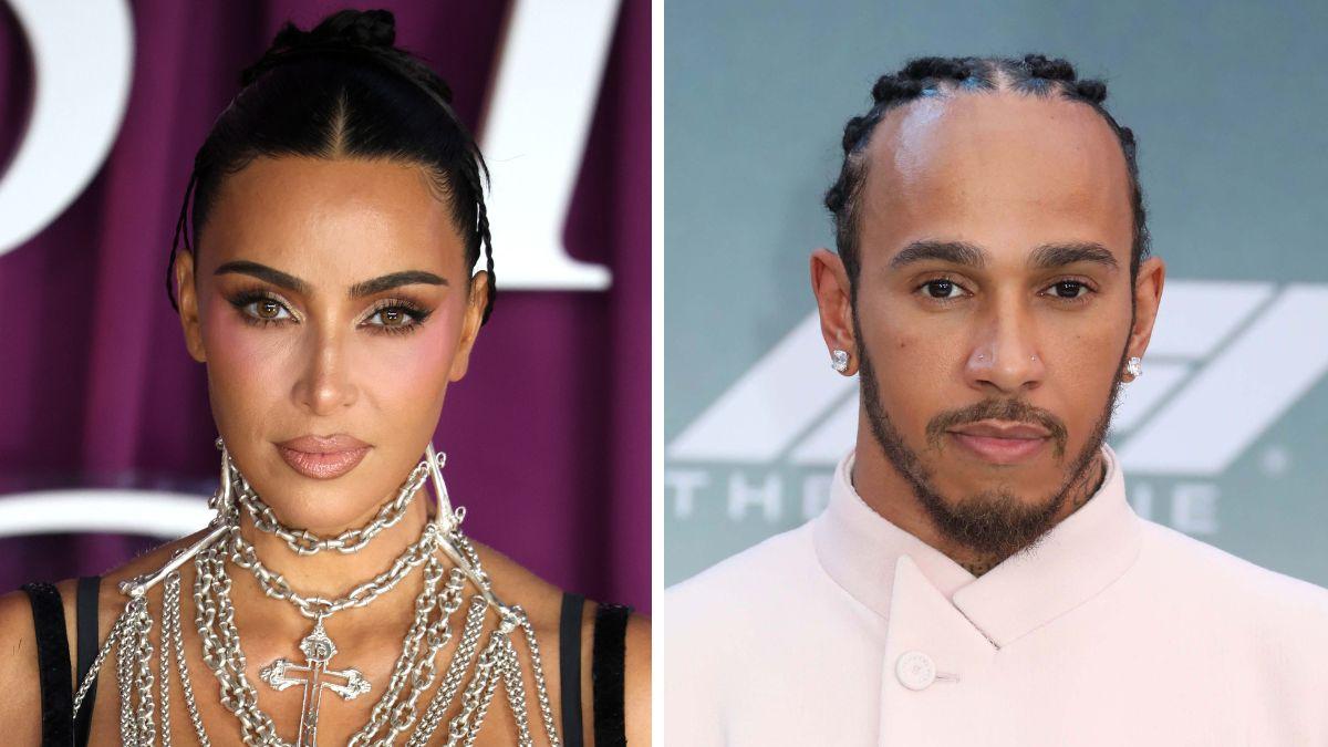 Kim Kardashian & Lewis Hamilton Confirm Relationship At The Super Bowl